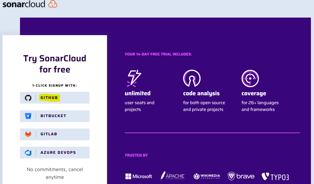 How to Create Account in SonarCloud? - DevOpsHint