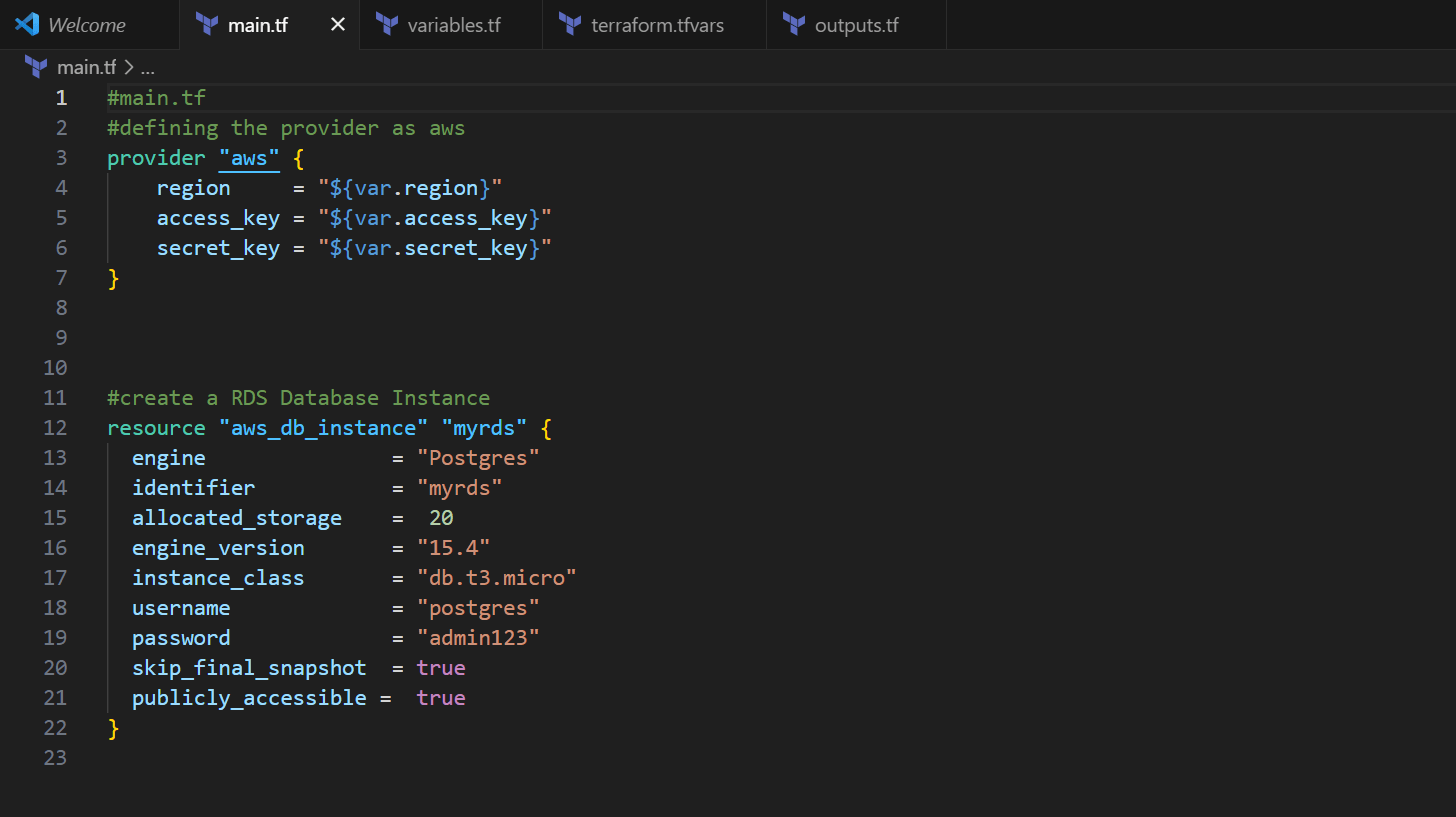 How To Create PostgreSQL RDS in AWS using Terraform