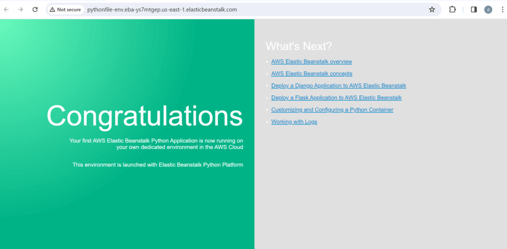 Deploy Application to AWS Elastic Beanstalk - DevOpsHint